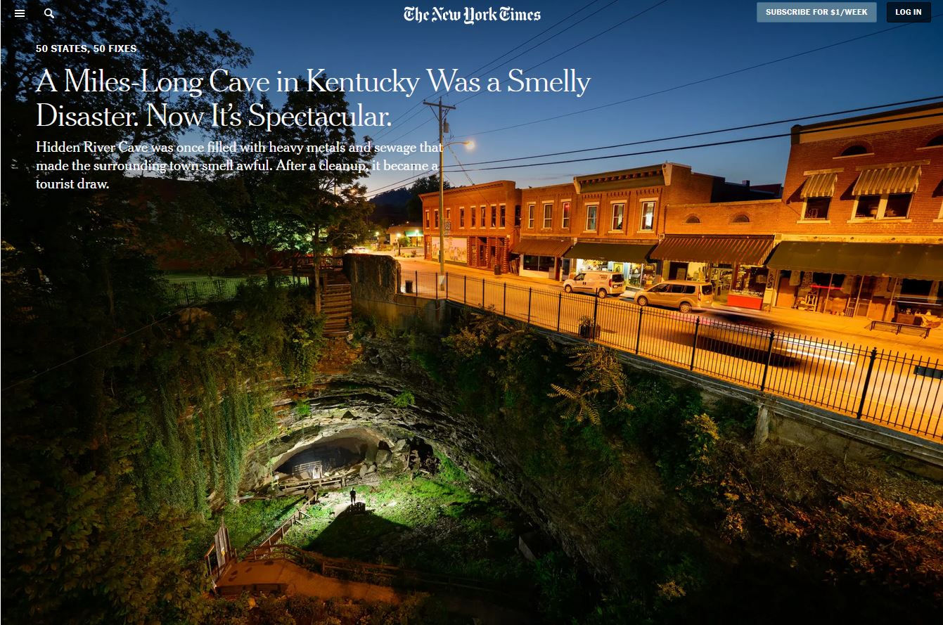 A Miles-Long Cave in Kentucky Was a Smelly Disaster. Now It's ...